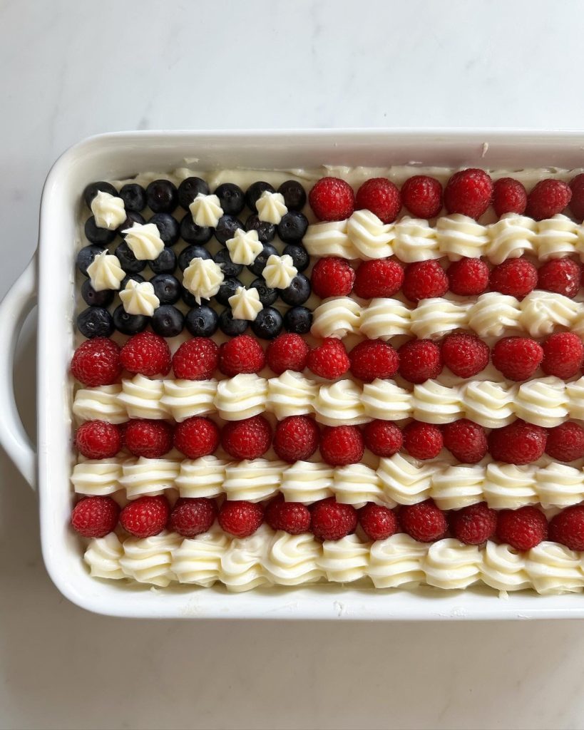 Small Batch Ina Garten Flag Cake - Pastry with Jenn